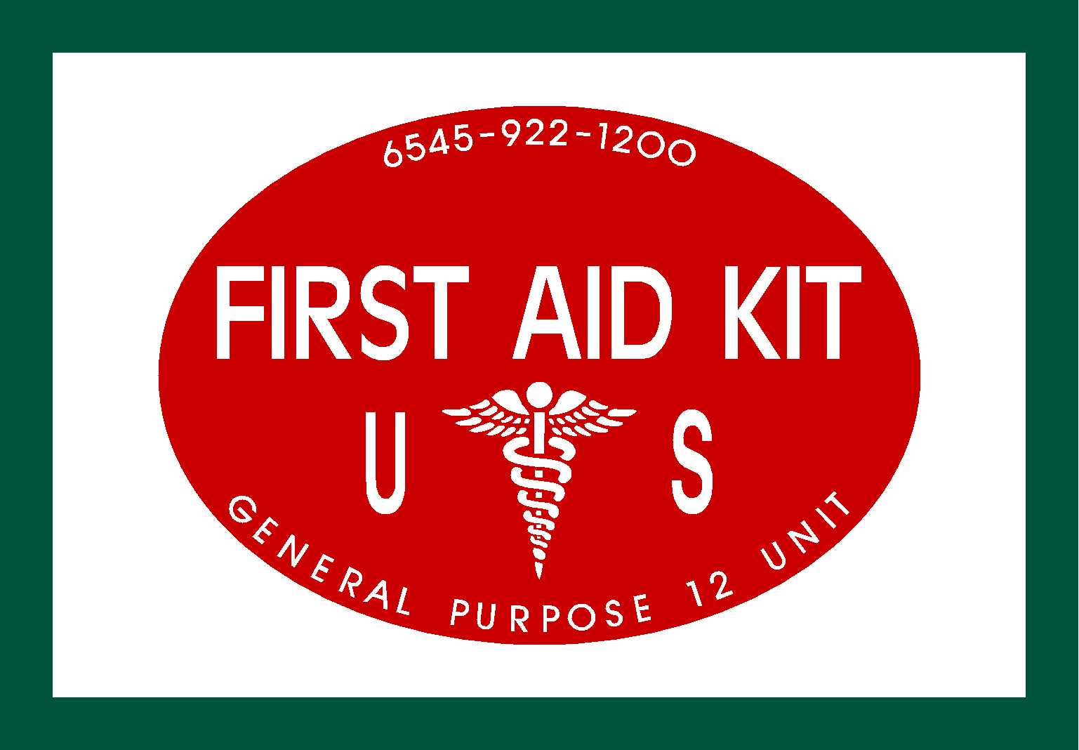 FIRST AID KIT DECAL